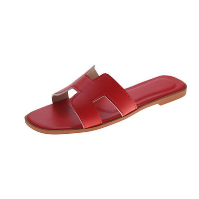 Wholesale fashion solid color casual shoes footwear lightweight non-slip outdoor slide slippers 2022 summer sandals women