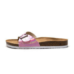 Non Slip Summer Ladies Cork Slippers Outdoor Casual  Custom Logo