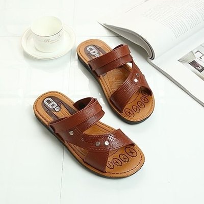 PVC Men Casual Footwear Summer Soft Sole Non Slip Breathable