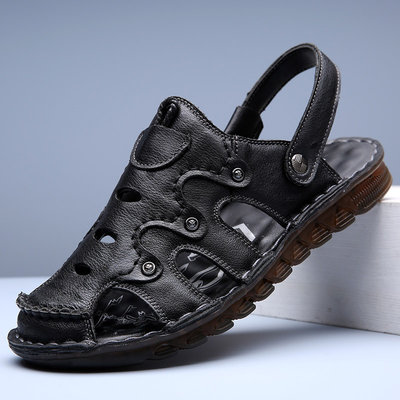 Dual Use Men Casual Footwear Upper Outdoor Lightweight Soft Sole Non Slip