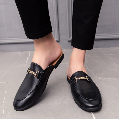 Flat Casual Men Casual Footwear British Style Leather  Formal