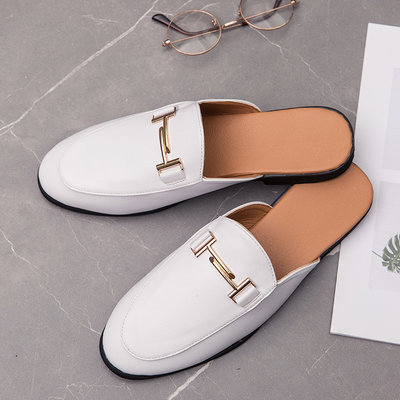 Flat Casual Men Casual Footwear British Style Leather  Formal