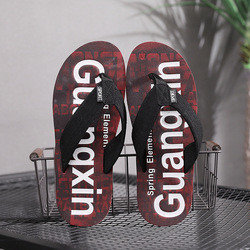 Hot sale soft Comfortable new Man sandal leather upper outdoor slide flat flip-flops fashion non-slip slippers 2022