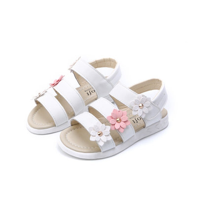 New summer children Sandals Flowers Cute kids Beach Shoes Soft sole non-slip Fashion slippers for girls and boys