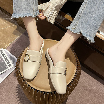 Simple sandals outdoor closed toe shoes summer and autumn fashion flat non-slip casual slippers wholesale casual shoes woman