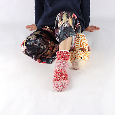 Wholesale new fashion trend women winter socks patchwork color warm soft skin-friendly non-slip Casual designer socks