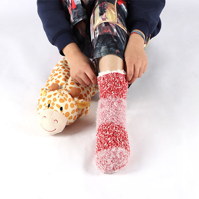 Wholesale new fashion trend women winter socks patchwork color warm soft skin-friendly non-slip Casual designer socks