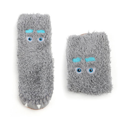new Winter Cute Cartoon Baby Stocking fluffy Household Warm Knitted Kids Socks Antislip Floor Socks sherpa socks