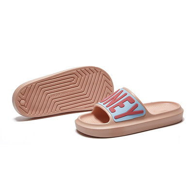 New Summer Unisex Slide colorful letters vamp Men indoor slippers home ladies Shoes Couple Hot sale Women Flat Sandals
