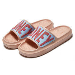 New Summer Unisex Slide colorful letters vamp Men indoor slippers home ladies Shoes Couple Hot sale Women Flat Sandals