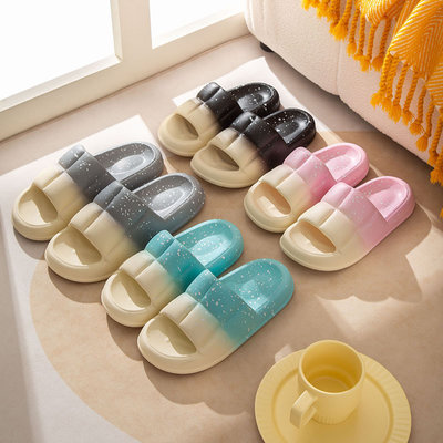 Wholesale EVA sandals summer new product men home couple indoor color matching women slippers slides 2022 ladies shoes