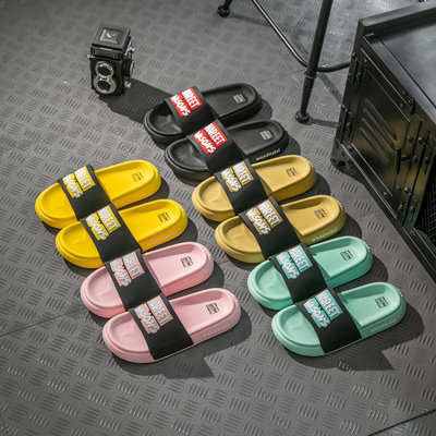 Hot sell summer cool sandals thick-soled comfortable and fashionable home indoor trendy couple slippers