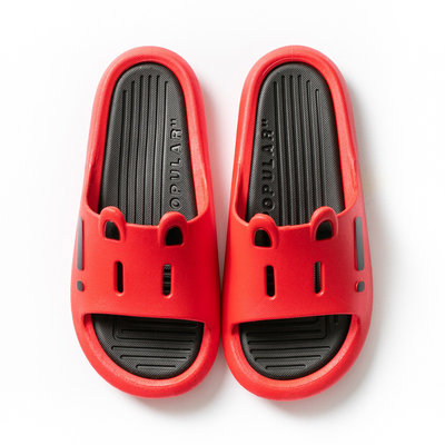 New uppers hollow couple sandals indoor non-slip two-color bottom slippers summer fashion casual slipper dog sandals