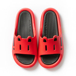 New uppers hollow couple sandals indoor non-slip two-color bottom slippers summer fashion casual slipper dog sandals