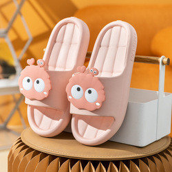 Hot sell summer cute indoor household bathroom slippers cartoon decoration soft bottom wear-resistant couple sandals