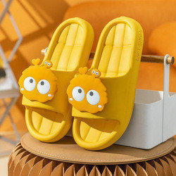 Hot sell summer cute indoor household bathroom slippers cartoon decoration soft bottom wear-resistant couple sandals