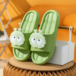 Hot sell summer cute indoor household bathroom slippers cartoon decoration soft bottom wear-resistant couple sandals