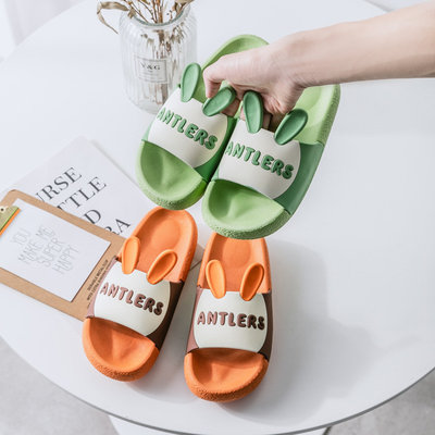 Summer  new home indoor light and flexible couples slippers bathing thick-soled non-slip sandals wholesale