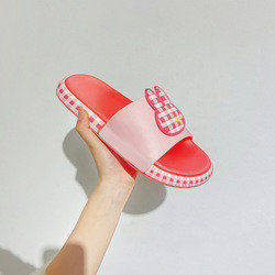 Summer new style home indoor cute couple sandals bathroom non-slip soft bottom shock-absorbing slippers