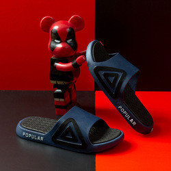Fashion trend couple slippers for summer wear shock absorption wear-resistant non-slip increased sandals