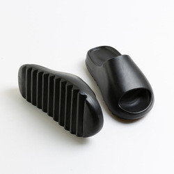 2021 summer thick-soled solid color waterproof sandals non-slip wear-resistant damping indoor couple shoes