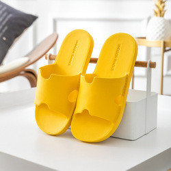 Hot selling new style solid color home bathroom couple sandals and slippers summer non-slip mute home shoes