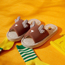 Factory supply summer cute elk antlers cartoon children slippers comfortable home shoes for boys and girls