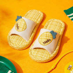 Slippers for boys and girls summer cute fruit children home cartoon breathable slippers wholesale in stock lining shoes