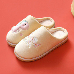 2021 new design children slippers for girls and boys non-slip warm indoor cartoon dinosaur cute home shoes winter