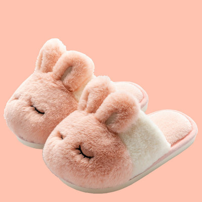 Autumn and winter factory price Girls cheap bedroom slippers thick bottom non-slip Children household shoes