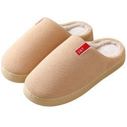 2021 custom candy color slippers female winter warm couple wholesale non-slip home indoor shoes in stock