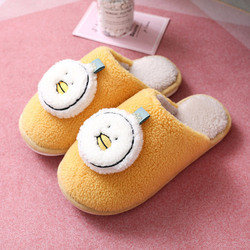 Women winter slippers new cartoon non-slip cute warm plus fluff autumn and winter couple home indoor shoes