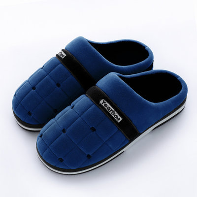 New female wholesale autumn and winter indoor and outdoor couple non-slip shoes soft plush thick-soled warm slippers