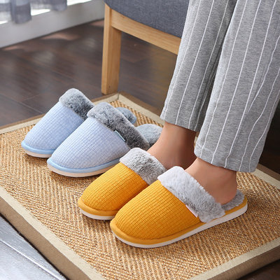 2021 New Design Japanese-Style Slippers Women Home Winter Indoor Non-Slip For Couple House Shoes Men Wholesale