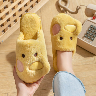 New Design Cartoon Cute cartoon Women Home Indoor Slippers Thick Bottom Plush Warm Non-Slip Autumn Winter slipper