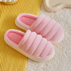 new fashion cute Caterpillar design Couple Rabbit Hair Slipper Autumn Winter Men Warm Non-Slip Home Indoor slippers with low MOQ