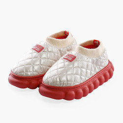 2021 Winter New Design Shu Velveteen Winter Down Women Slippers Thermal Non-slip special sole Home indoor slippers