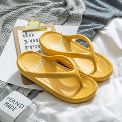 Women's house shoes Summer Beach sandal ladies flip flop Colorful Pure color Wholesale Flip Flops slipper for ladies
