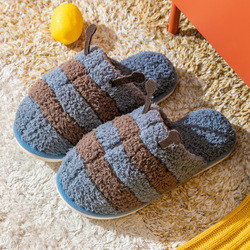 2021 Winter house Indoor Slippers Cute Cartoon bee Lady Non-slip Soft Bottom house shoe women animal home slipper
