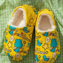 Wholesale Custom baby EVA Waterproof Upper Cute Cartoon Plush Warm Home Indoor Shoes Winter Children Slippers garden shoes
