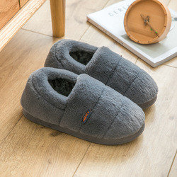 New style wholesale warm winter large size home house slippers shoes with thick non-slip soles for women and men