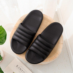 Wholesale summer solid color sandals for lovers indoor home bathing hotel non-slip shock-absorbing slippers