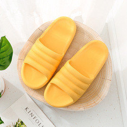 Wholesale summer solid color sandals for lovers indoor home bathing hotel non-slip shock-absorbing slippers