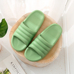 Wholesale summer solid color sandals for lovers indoor home bathing hotel non-slip shock-absorbing slippers