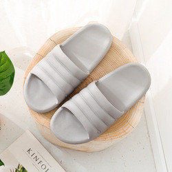 Wholesale summer solid color sandals for lovers indoor home bathing hotel non-slip shock-absorbing slippers