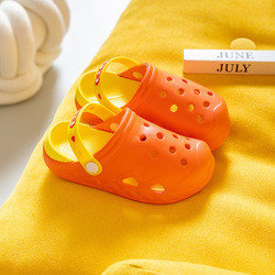 2021 new children's hole shoes non-slip boys and girls sandals summer indoor kids home wear-resistant slippers