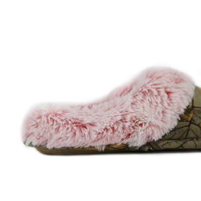 Women Winter  Warm Home Indoor Slippers Non-slip  fluffy Slippers
