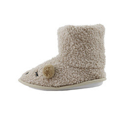 Lovely Soft Plush faux fur  Washable Home boots children house Indoor Slippers