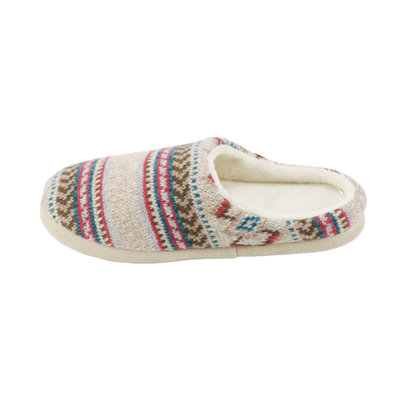 TPR Soft Sole Women Slipper Shoes Spring Indoor Knitted Fabric