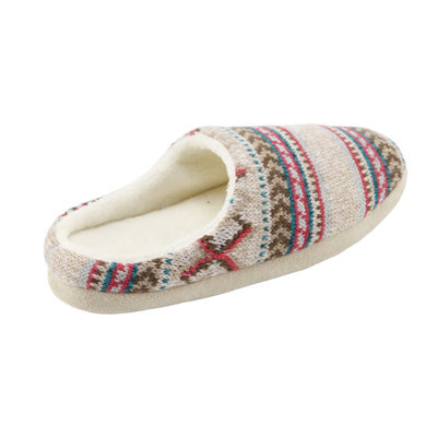 TPR Soft Sole Women Slipper Shoes Spring Indoor Knitted Fabric